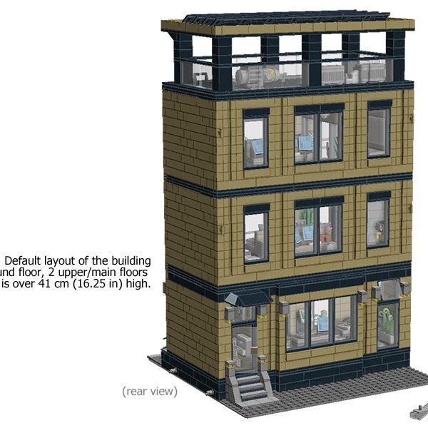 LEGO Modular - Corporate Headquarters | deConstructor's.net